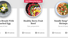 food-recipe-carousel-template-package – Marshall Jacklin